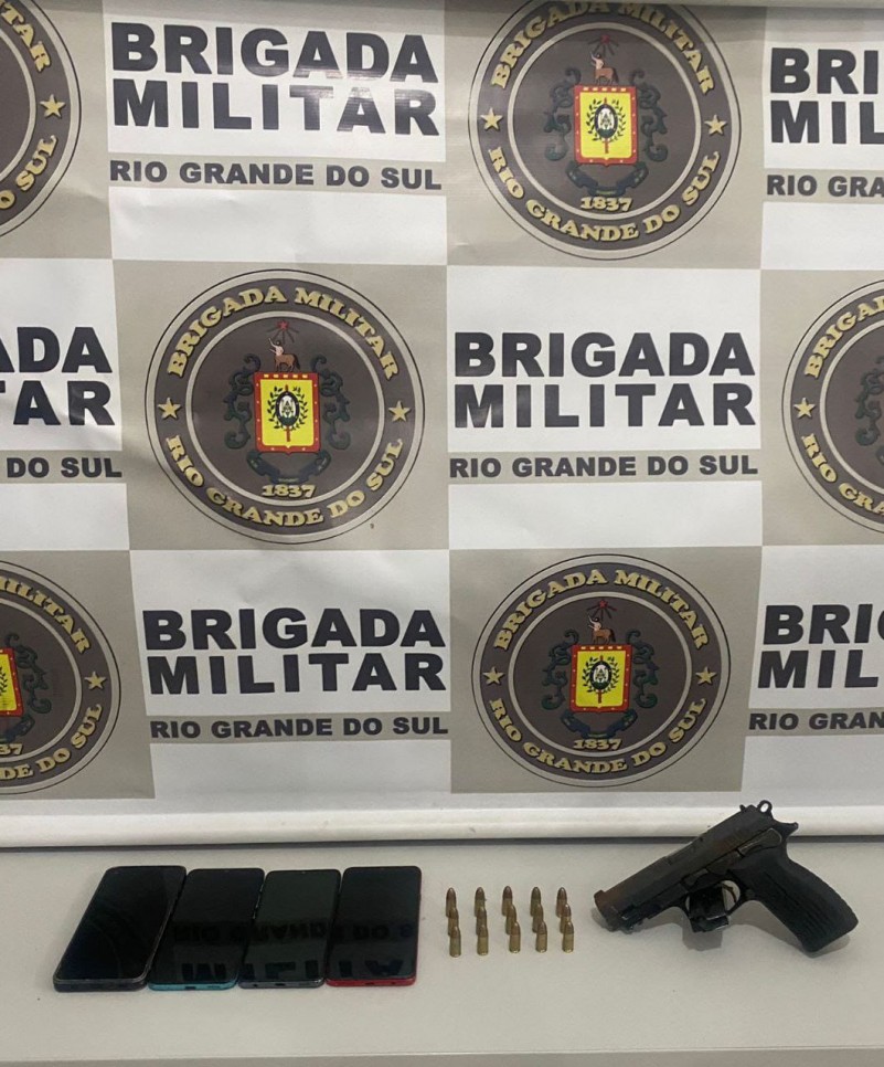 Homem é Preso Pela Brigada Militar Por Porte Ilegal De Arma De Fogo