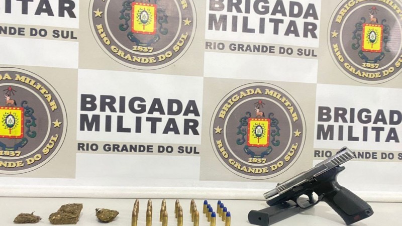 Homem é Preso Pela Bm Por Porte Ilegal De Arma De Fogo Em Erechim